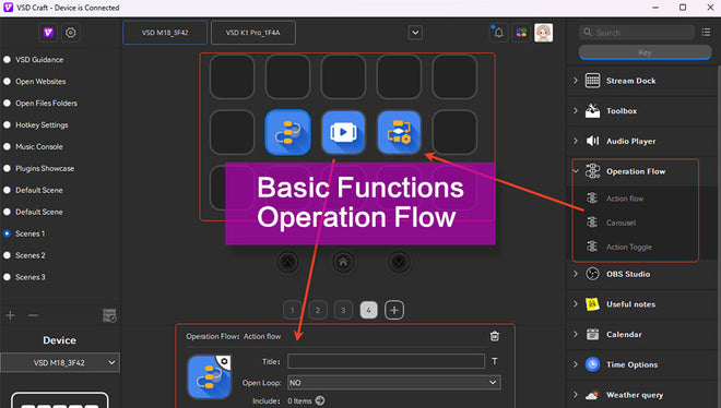 Basic Functions - Operation Flow – VSDinside Stream Deck, AI Keyboard