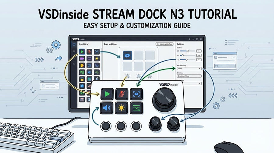 Stream Dock N3 Setup Guide — How to Configure Your Compact Creator Deck ...