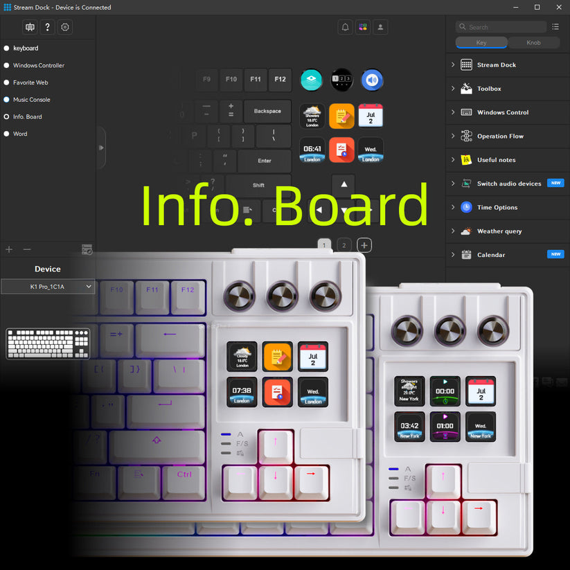 VSDinside K1 Pro AI Keyboard – VSDinside Stream Deck, AI Keyboard